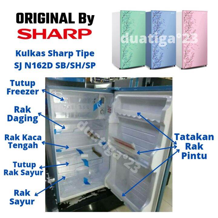 Tutup Freezer, Rak Daging rak Bawah Freezer, Rak Kaca, Rak Sayur Buah ...
