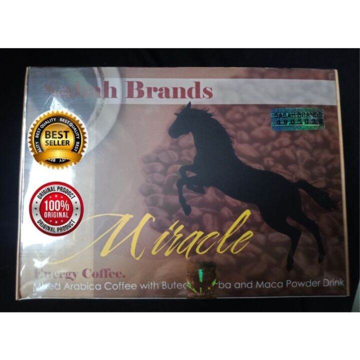 ORIGINAL SABAH MIRACLE COFFEE for MEN and WOMEN 1box 20SACHETS | Lazada PH