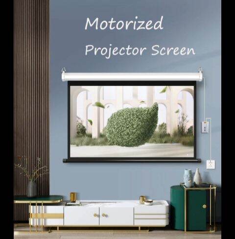 100 inch 84 inch 72 inch Electric Projector Screen Projector Screen ...