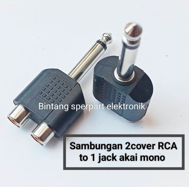 SAMBUNGAN 2 COVER RCA TO 1 JACK AKAI MONO SAMBUNGAN JACK AKAI MONO SAMBUNGAN JACK AKAI MONO ...