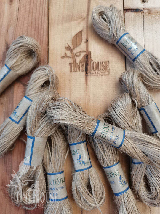 Jute String Gift Decor (Abaca Fiber) 10 Yards | Lazada PH