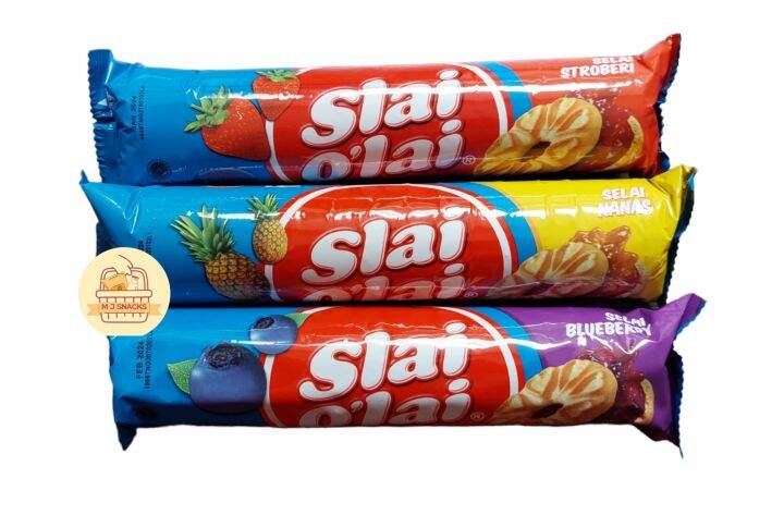 Slai O'lay - Biskuit susu dengan rasa buah nikmat | Lazada Indonesia