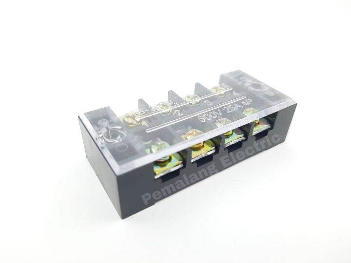 FORT TERMINAL BLOCK BLOK TB-2504/ 25A 4pole | Lazada Indonesia