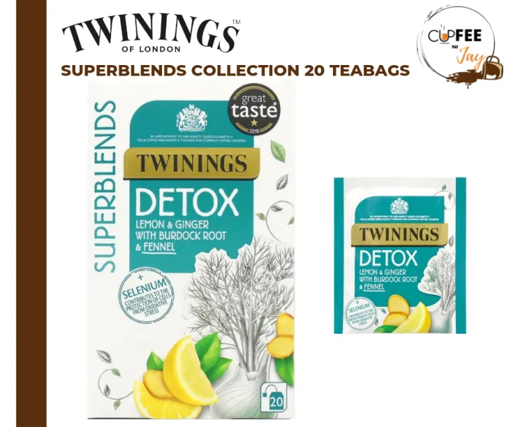 TWININGS SUPERBLENDS -DETOX COLLECTION 20's | Lazada PH