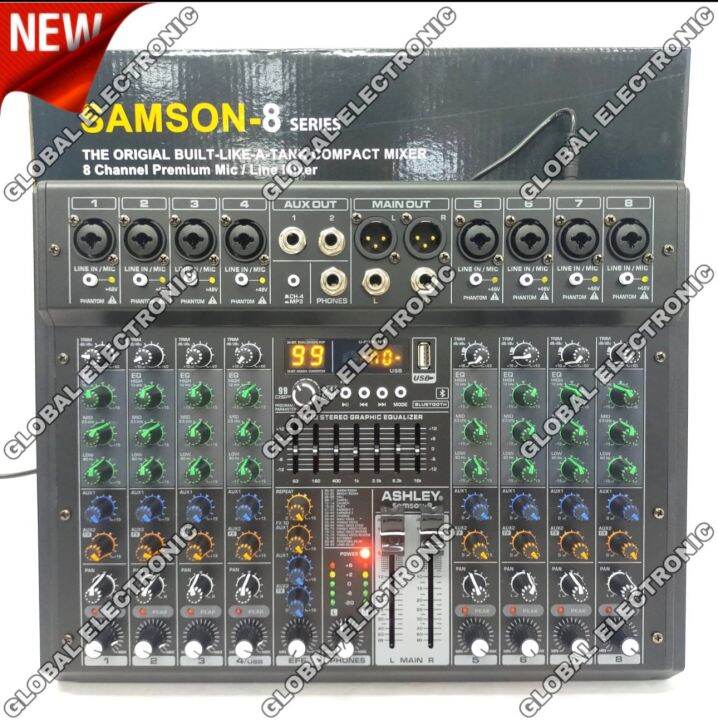 Mixer Ashley Samson 8 / Samson 6 / Samson 4 Original Ashley Samson 8 Channel | Lazada Indonesia