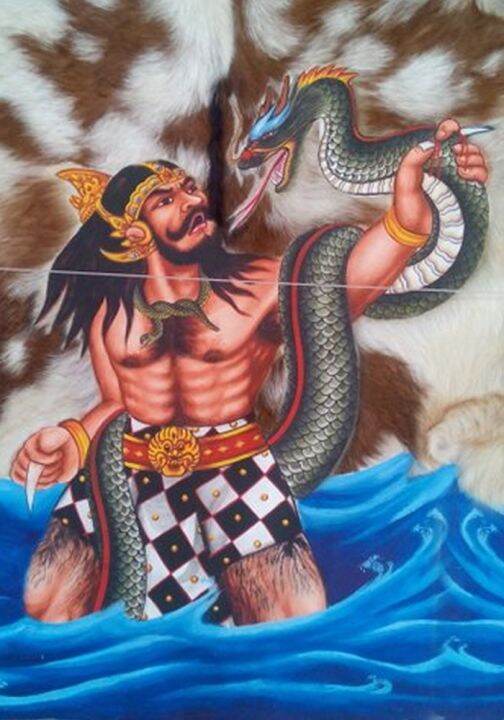 Lukisan Cetak, DEWA RUCI, Ukuran JUMBO, 100x70cm & 150x100cm/Hiasan ...