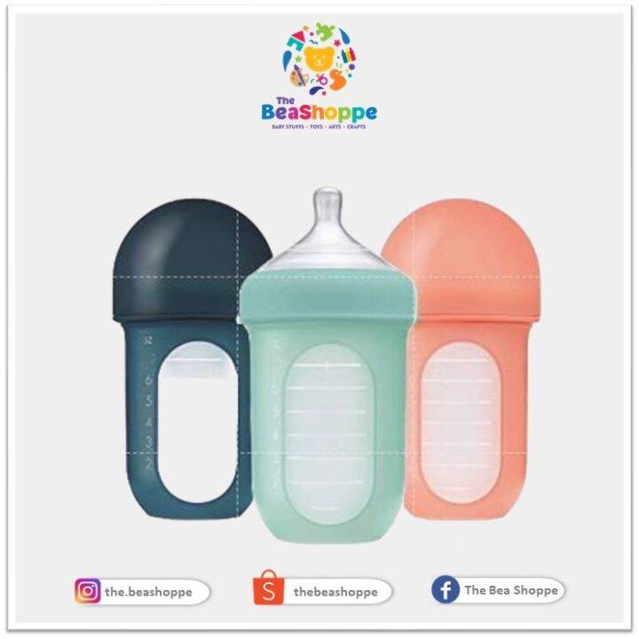 Boon NURSH Reusable Silicone Baby Bottles 8oz | Lazada PH