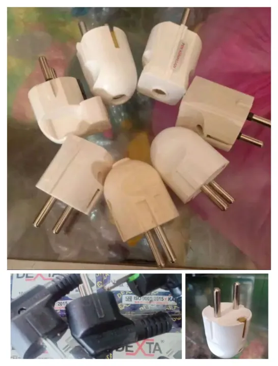 steker arde colokan listrik bulat jek listik besar | Lazada Indonesia