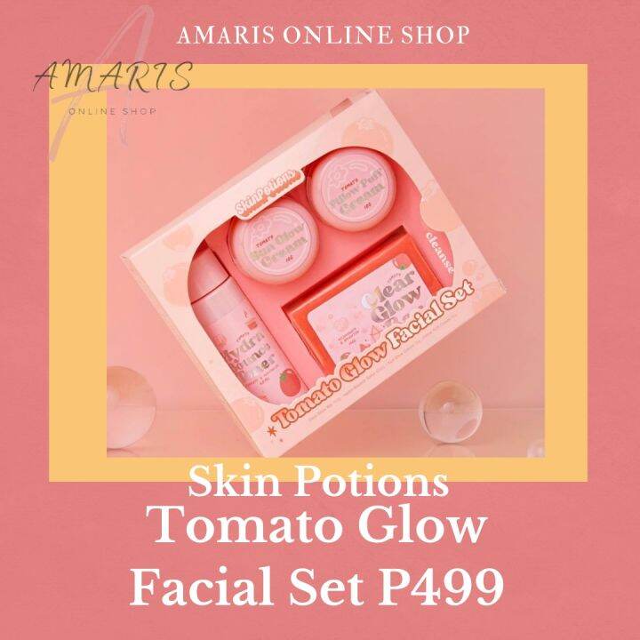Skin Potions Tomato Glow Facial Set skinpotions | Lazada PH
