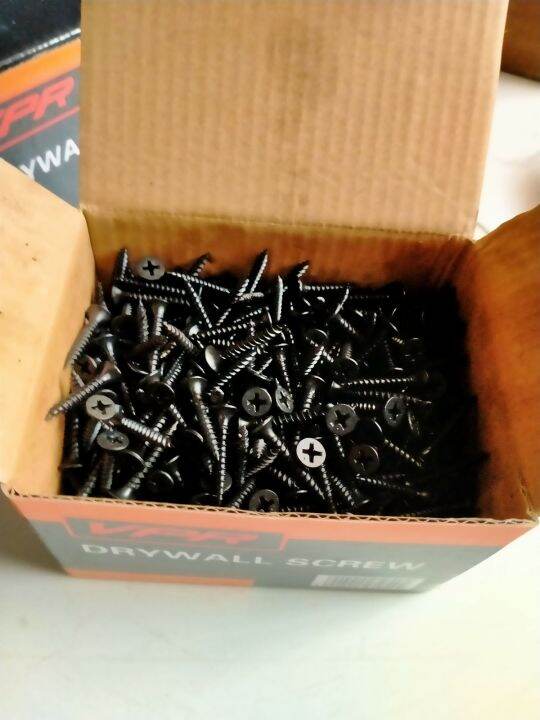 sekrup gypsum 11/4 inchi sekrup gipsum 3cm 1box sekrup gipsun hitam ...