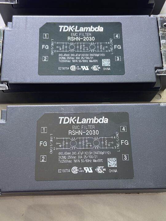 NOISE FILTER RSHN-2030 TDK-Lambda 250V~ 30A ของใหม่เก่าเก็บของแท้ ของมีไม่เยอะพร้อมส่งในไทย น้อย ...