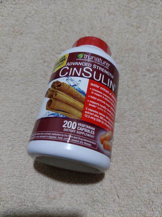 TruNature Advanced Strength Cinsulin 200 Capsules | Lazada PH