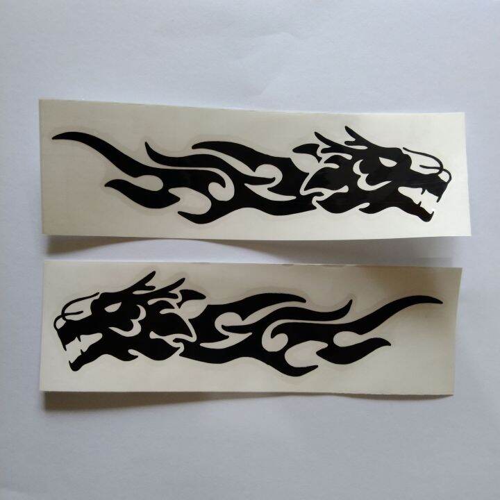 Stiker/sticker cutting naga api 10 keren | Lazada Indonesia