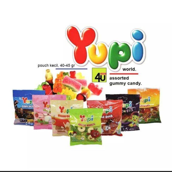 YUPI KEMASAN KECIL 40-45 GRAM | Lazada Indonesia