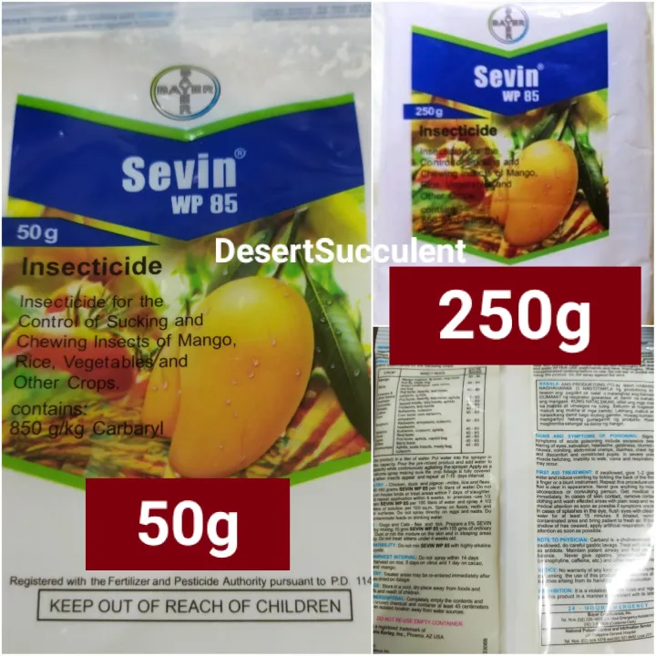 Sevin WP85 Insecticide 50g | Lazada PH