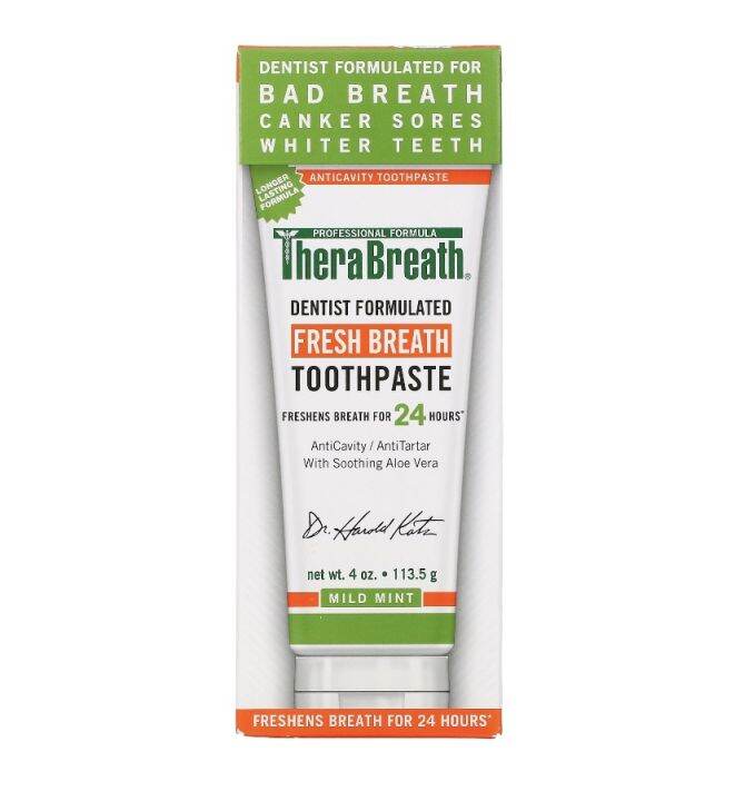 Thera Breath Fresh Breath Toothpaste Mild Mint 113.5g | Lazada PH