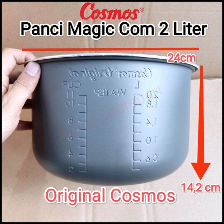 Panci Teflon Magic Com 2 Liter Cosmos Original 2L Tebal Semua Merek ...