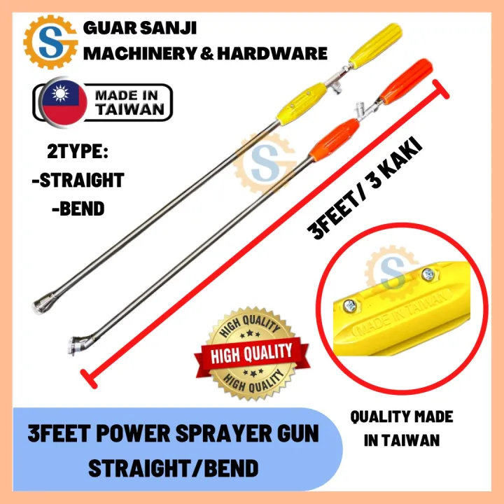 3FEET POWER SPRAYER GUN 3KAKI BATANG PAM RACUN GUN MADE IN TAIWAN BEND ...