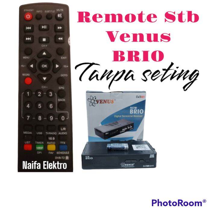 Remote Stb Venus Brio/Remote set box Venus brio | Lazada Indonesia