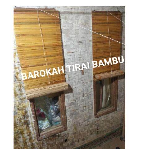 tirai bambu gulung buat jendela / kerei tirai bambu jendela / kerey ...