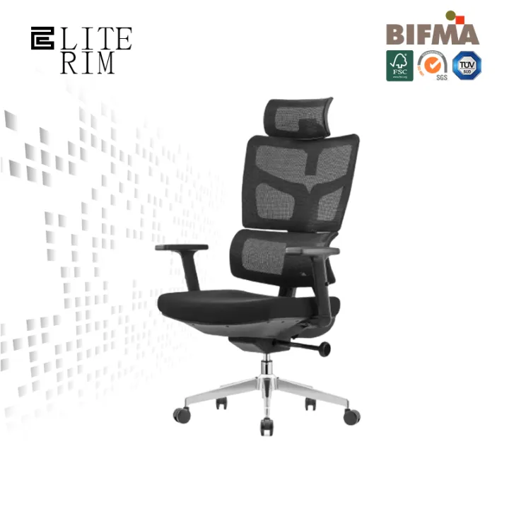 Elite Rim Ergonomic Chair เก้าอี้ที่เหมาะกับการทำงาน พนักพิงศีรษะ ที่ ...
