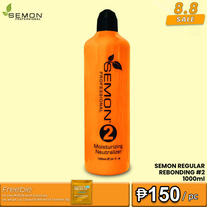 Semon Rebonding Regular Yellow #2 ONLY 1000ML | Lazada PH