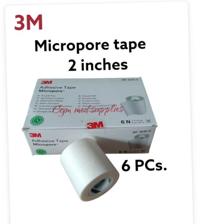 3M MICROPORE TAPE 2 INCHES 1 BOX | Lazada PH