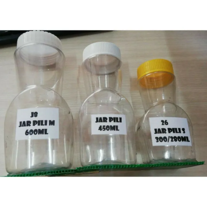 Clear Classic Plastic Pili Jars 660ml. (24pcs.) | Lazada PH