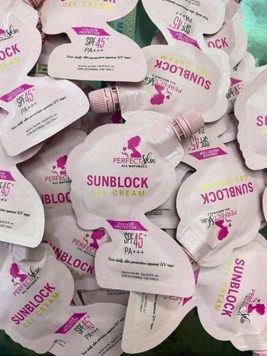 Sunblock Gel Cream 15g by Perfect Skin SPF 45 | Lazada PH