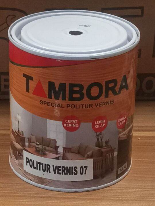 Politur kayu 0.9L TAMBORA | Lazada Indonesia