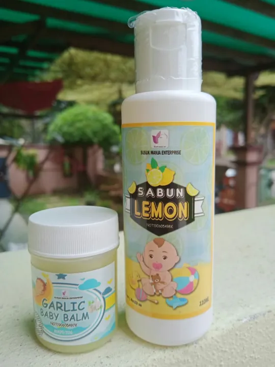 Combo Garlic Baby Balm dan Sabun Lemon 100% Original by Susuk Manja ...
