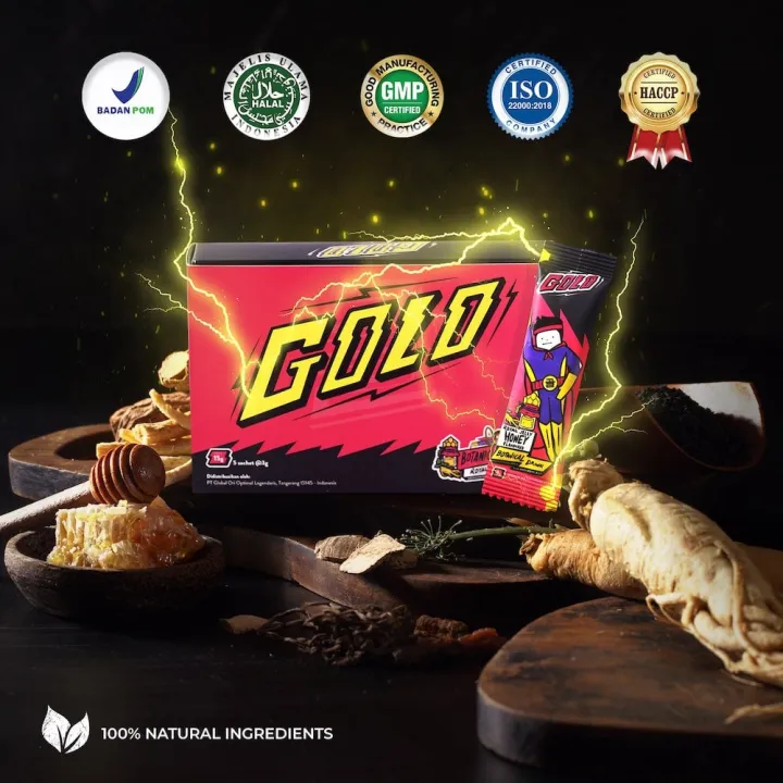 GOLO Ginseng 1 Sachet-Stamina Drink Herbal | Lazada Indonesia