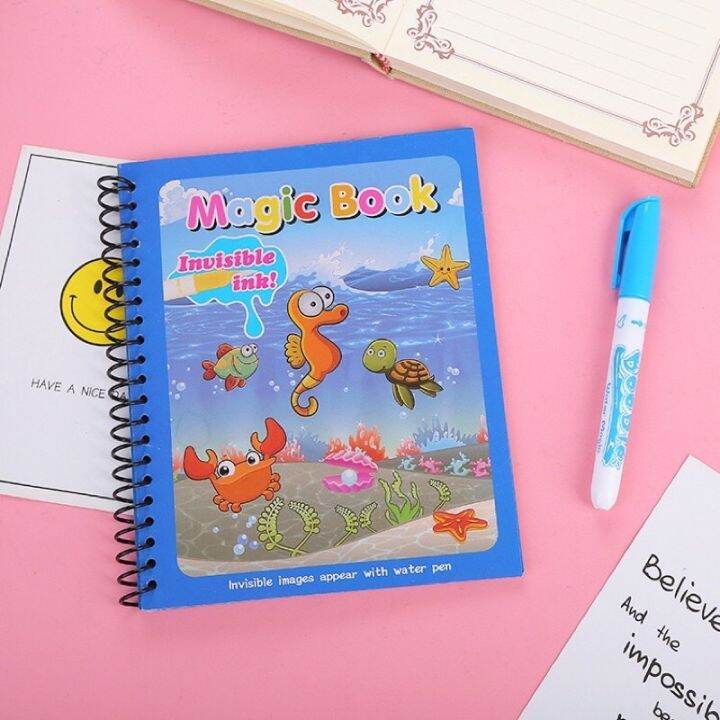New Magic Water Color Painting Book with Pen | Lazada PH
