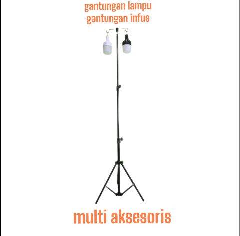 Tiang Infus portable Gantungan lampu portable + Tas | Lazada Indonesia