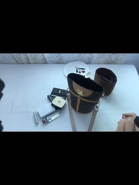 Hamini กระเป๋าใส่ผ้าสักหลาดผู้หญิง LV DUFFLEL BAG กระเป๋าใส่เครื่อง ...