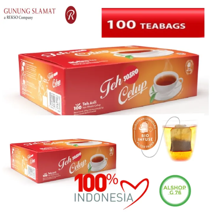 Teh Celup Sosro 100 Bags | Lazada Indonesia