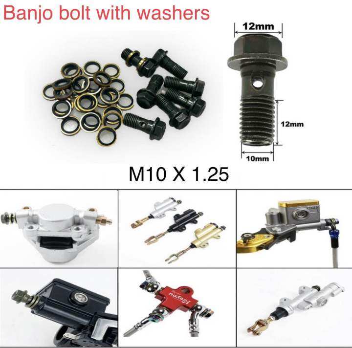 Banjo Bolt for Motorcycle Brake Masters and Calipers | Lazada PH