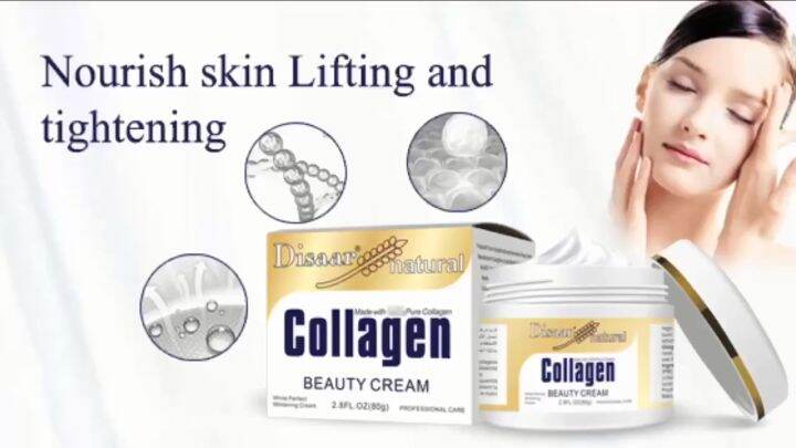DISAAR NATURAL COLLAGEN BEAUTY CREAM I MADE WITH 100% COLLAGEN I ...