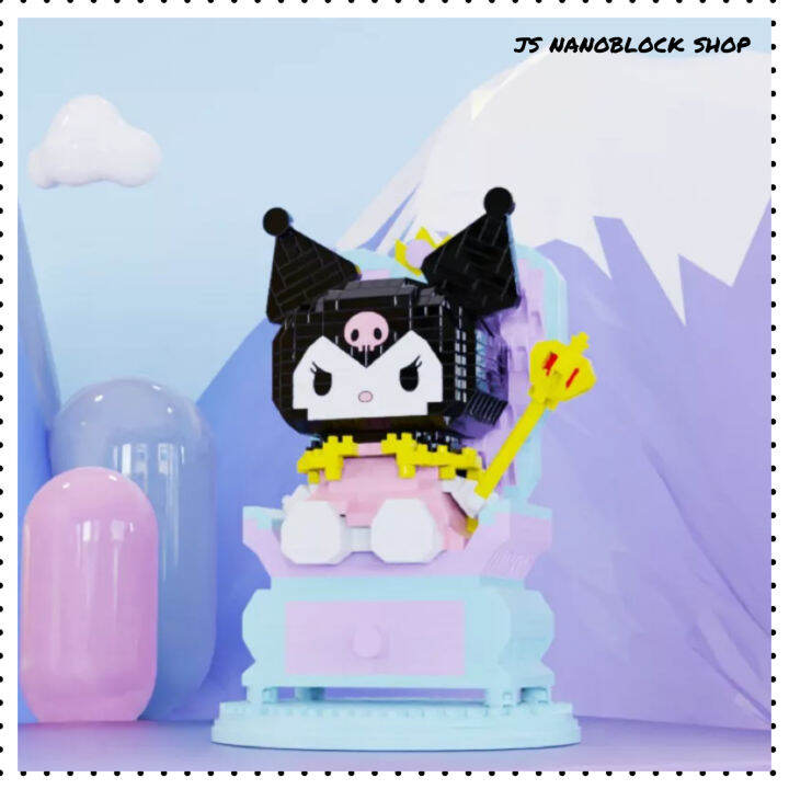 ‼️ 现货 ‼️Ready Stocks Queen Kuromi Building Blocks 库洛米 级嘉 6066微小颗粒 精灵 女王 ...