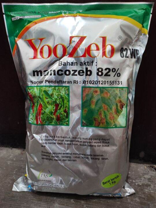 Fungisida YooZeb 82WP 1kg/ba.Mankozeb kuning | Lazada Indonesia