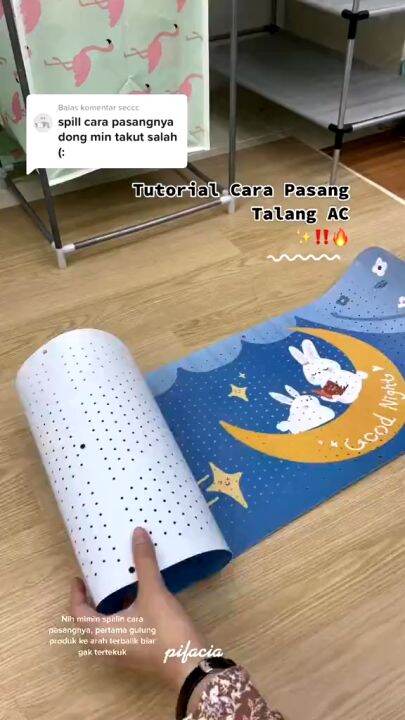 Talang AC Penahan Angin Penghalang Ac 1pk 2pk Reflektor Ac 1 2 pk ...