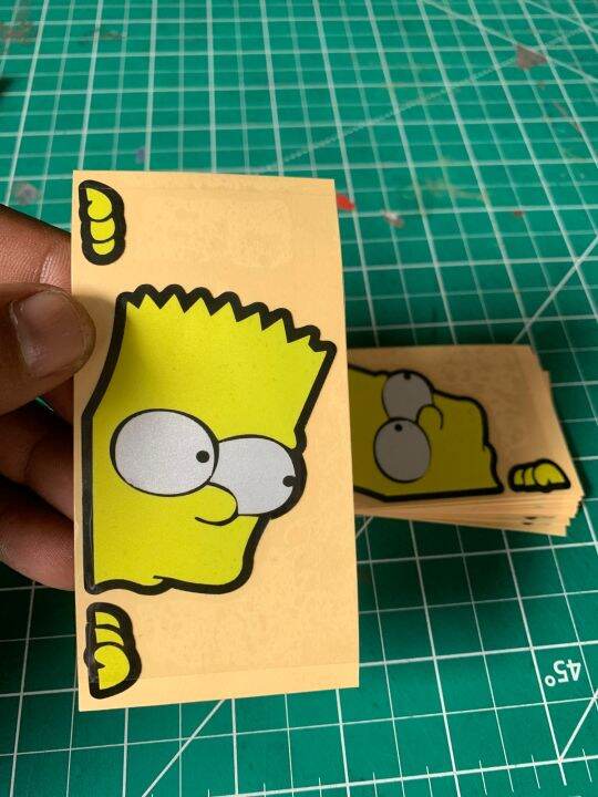 Stiker the simpsons stiker motor stiker kartoon | Lazada Indonesia