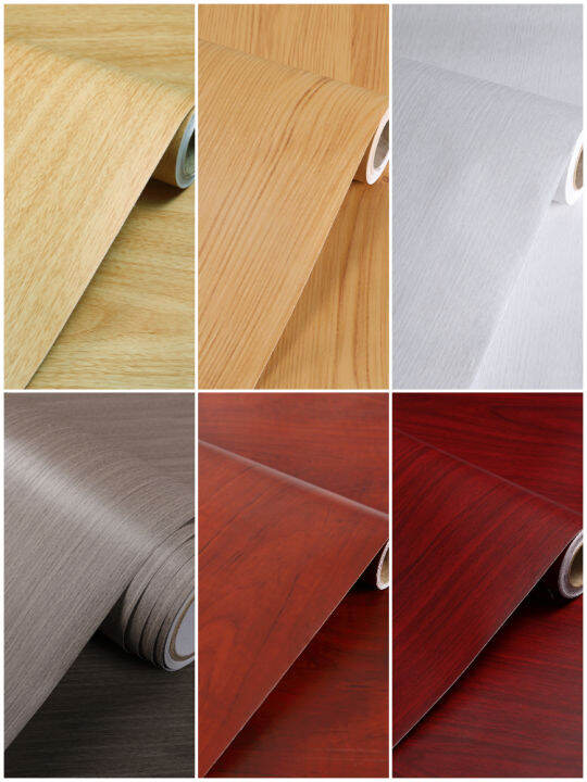 Thickened Wood Grain Sticker Self-Adhesive Wood Color Old Furniture ...