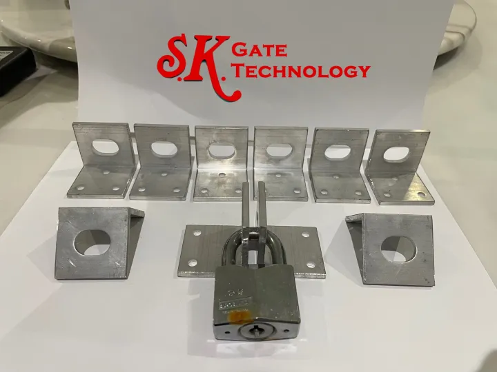 10Pcs Aluminum Grill Padlock Eye Bracket / Door Ear / Telinga Pintu ...