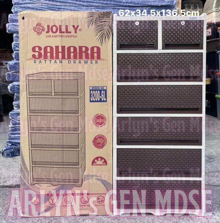 JOLLY SAHARA 6 LAYER RATTAN DRAWER | Lazada PH