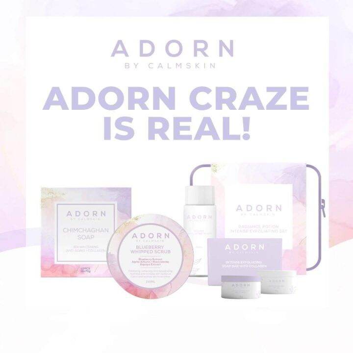 Adorn by Calmskin Blueberry Whipped Scrub, Chimchaghan Soap and ...