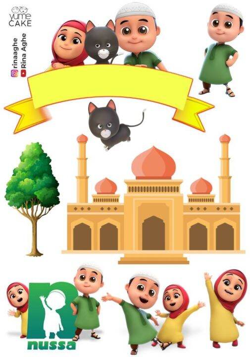 Topper Khitan Nusa dan Rara Free Nama dan Tusuk Gigi | Lazada Indonesia