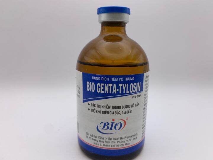 Bio Genta Tylosin 100ml - viêm phổi, tụ huyết trùng, viêm ruột, phó ...
