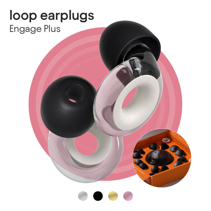 Loop Engage Plus - ที่อุดหูลดเสียงรบกวน ความเที่ยงตรงสูง (16 + 5 dB ...