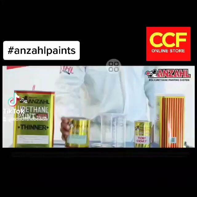 Anzahl Urethane Paint Topcoat Clear with Catalyst 1 Liter | Lazada PH
